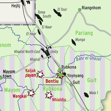 Map Who Controls Unity State Radio Tamazuj