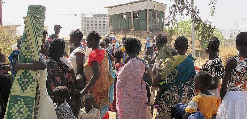 UN compound Juba flooded with residents seeking refuge | Radio Tamazuj