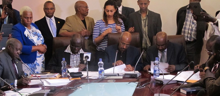 Taban Deng and Nhial Deng sign detailed security plan | Radio Tamazuj