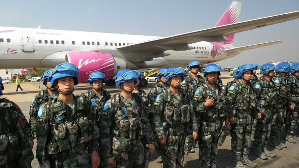 144 more Chinese peacekeepers arrive in Juba | Radio Tamazuj