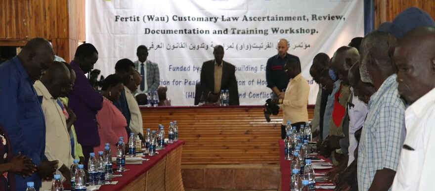 Wau: Fertit community customary law workshop concludes with 12 ...
