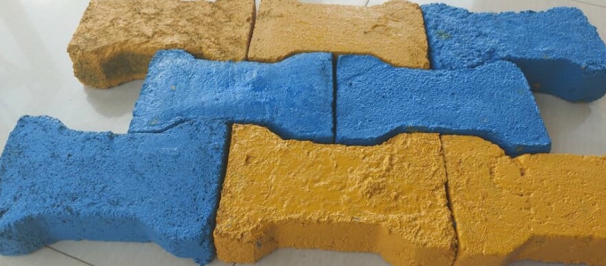 Yei: Community-based organization transforms plastic waste into bricks ...