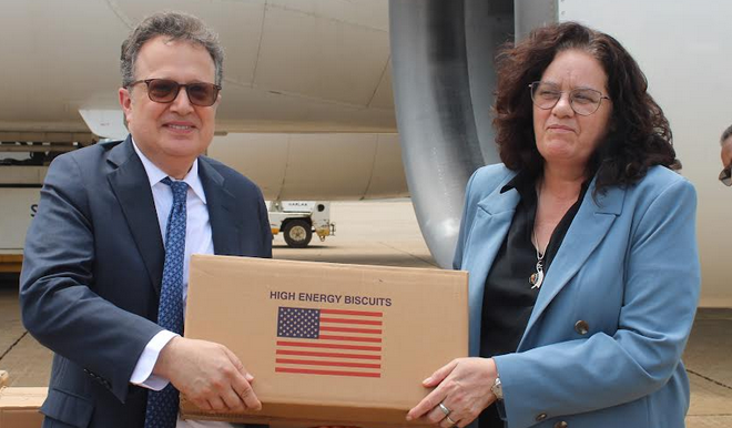 U.S donates biscuits to WFP for people fleeing Sudan conflict | Radio ...